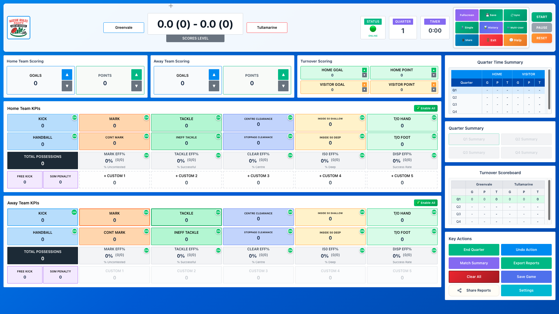 StatBook Pro | Australian Rules Football Stats App — Live Match ...